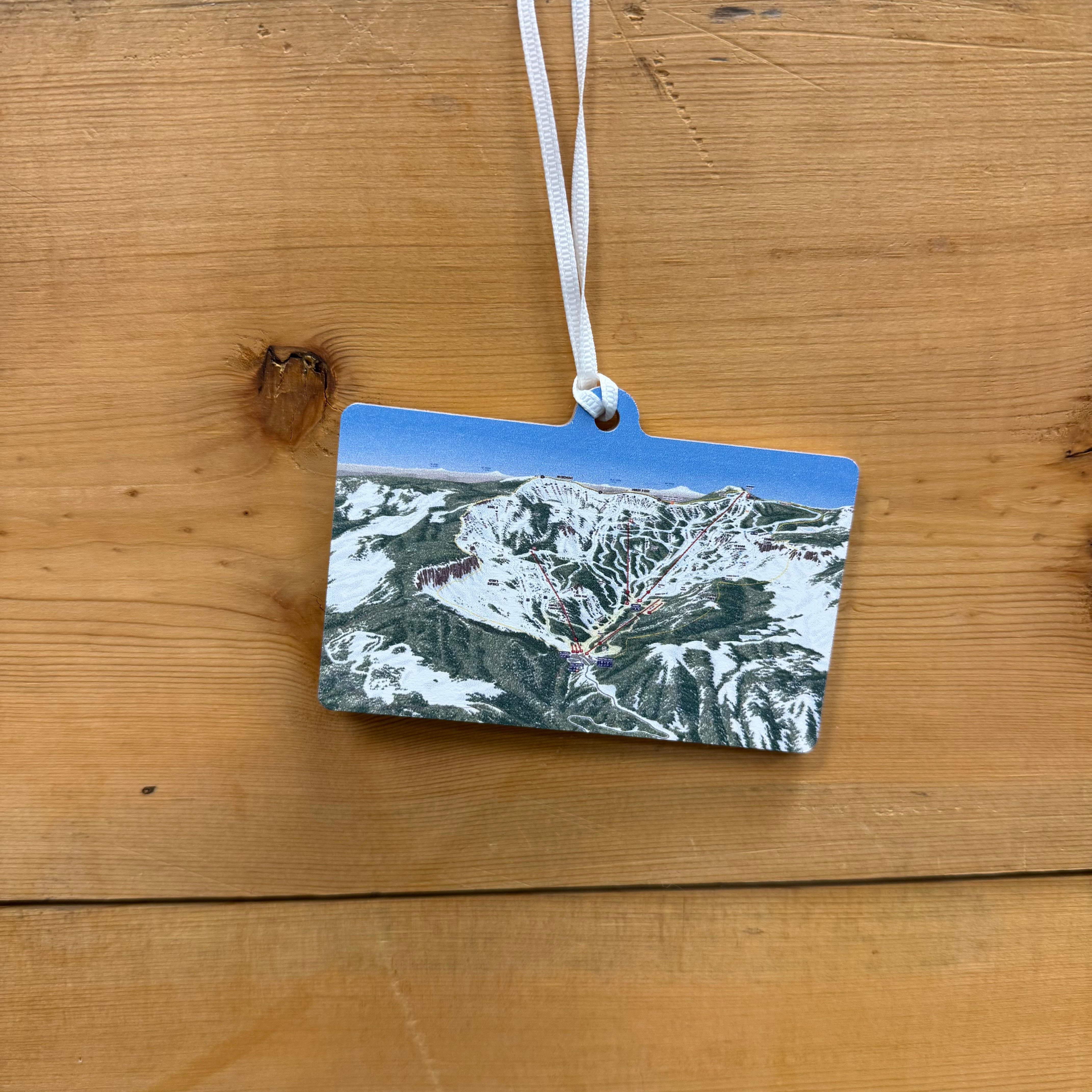Trail Map Ornament – Mission Ridge Retail